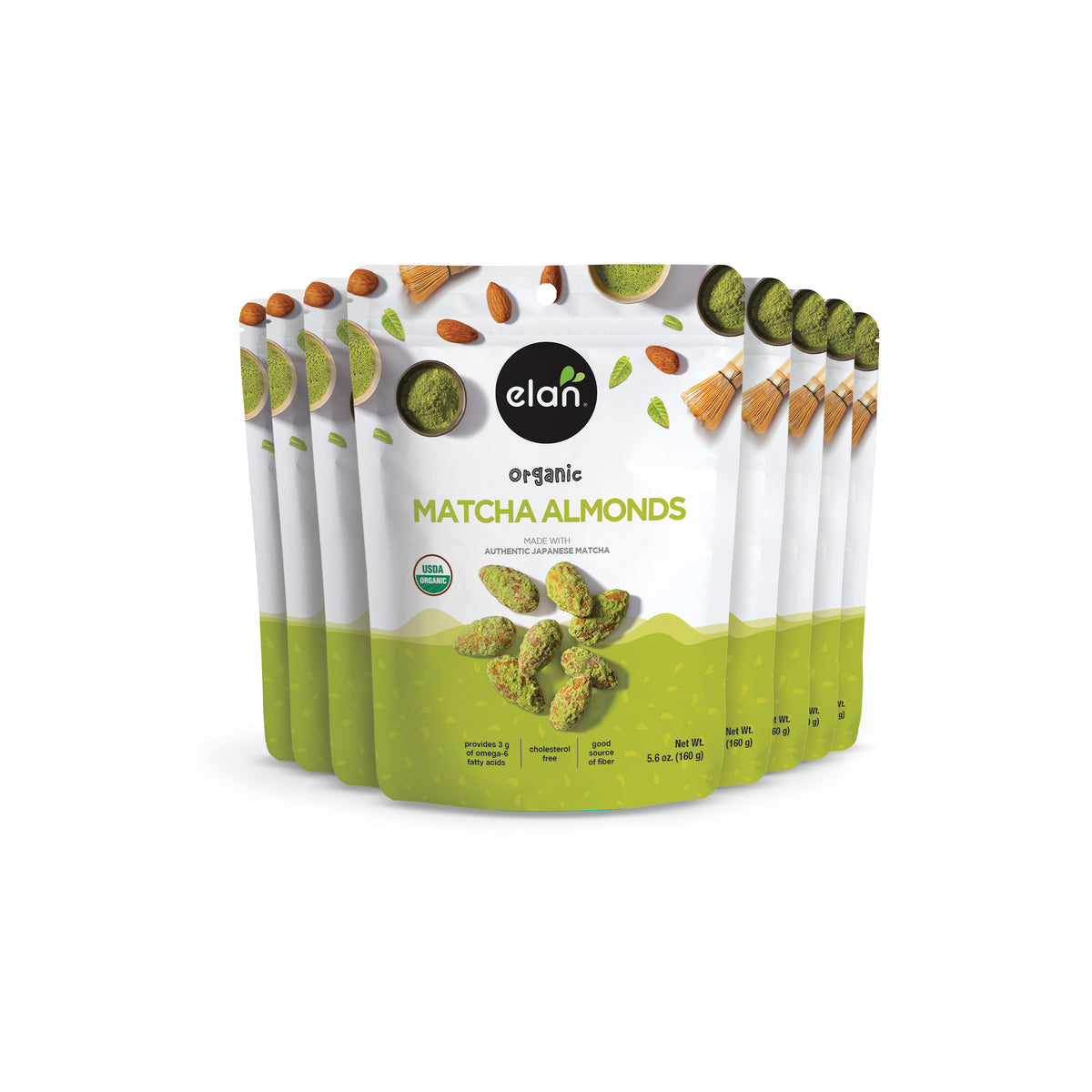 Organic Matcha Almonds – Elan USA